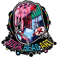 SockHead Art – Right Behind You!!!